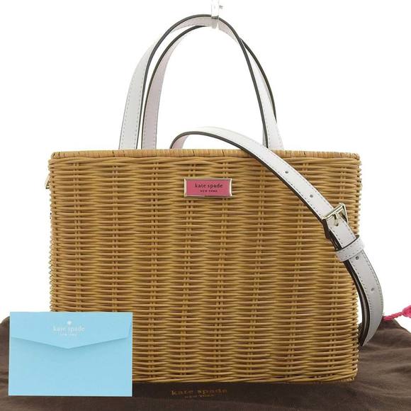OTHERS | Bags | Kate Spade Kate Spade Handbag Basket Bag Floral Design ...